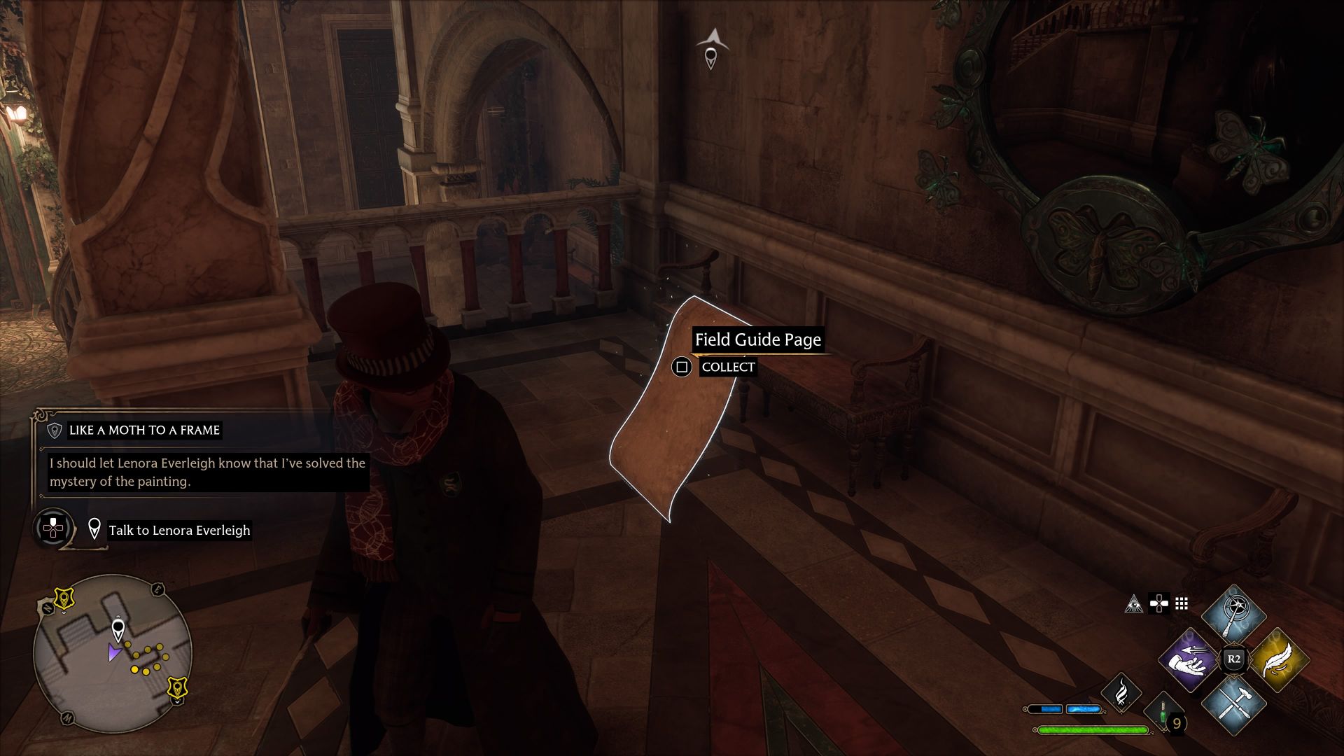 Hogwarts Legacy: Like A Moth To A Frame Walkthrough