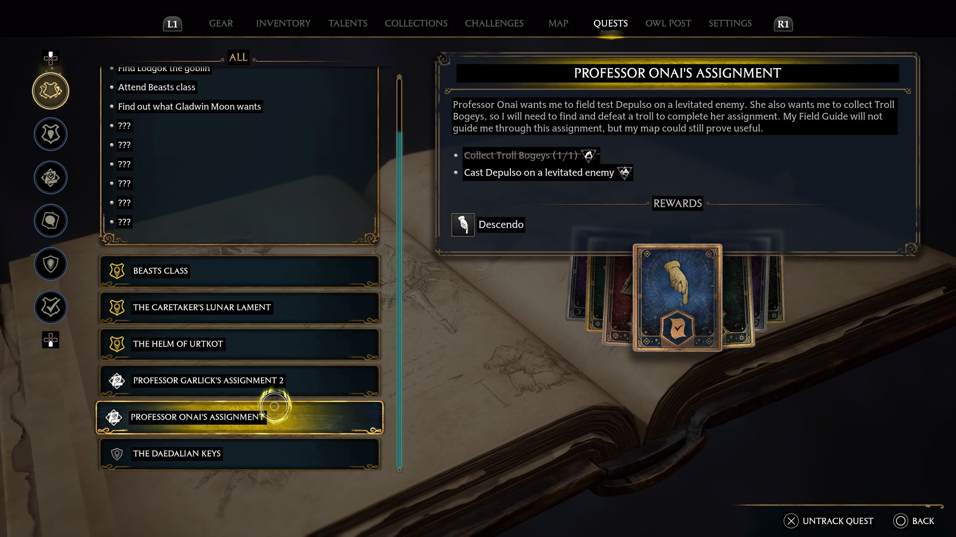 Hogwarts Legacy: Professor Onai's Assignment Walkthrough