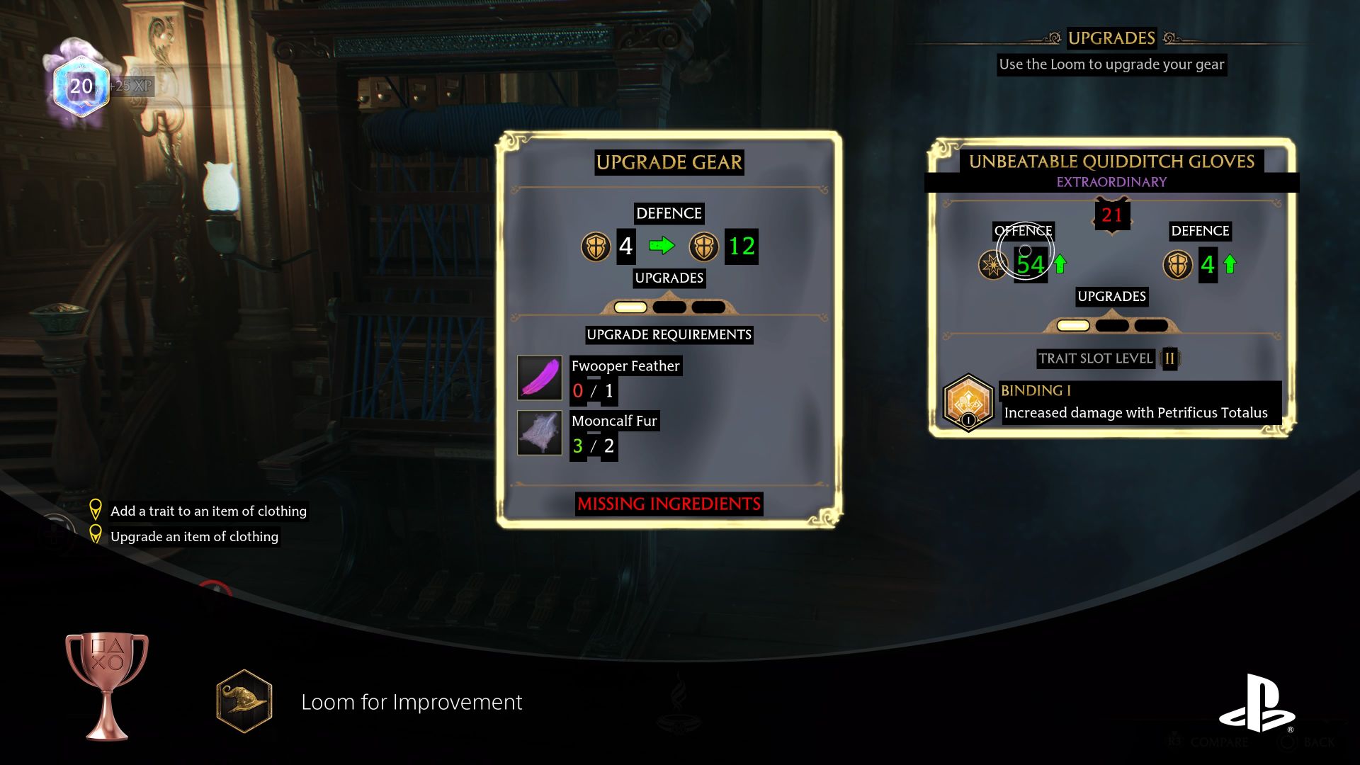 Hogwarts Legacy: How To Upgrade Your Items And Add Traits