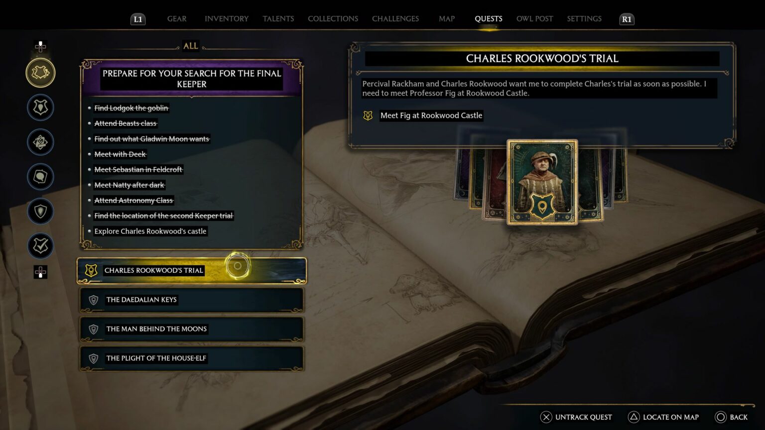 Hogwarts Legacy: Charles Rookwood's Trial Walkthrough & Guide