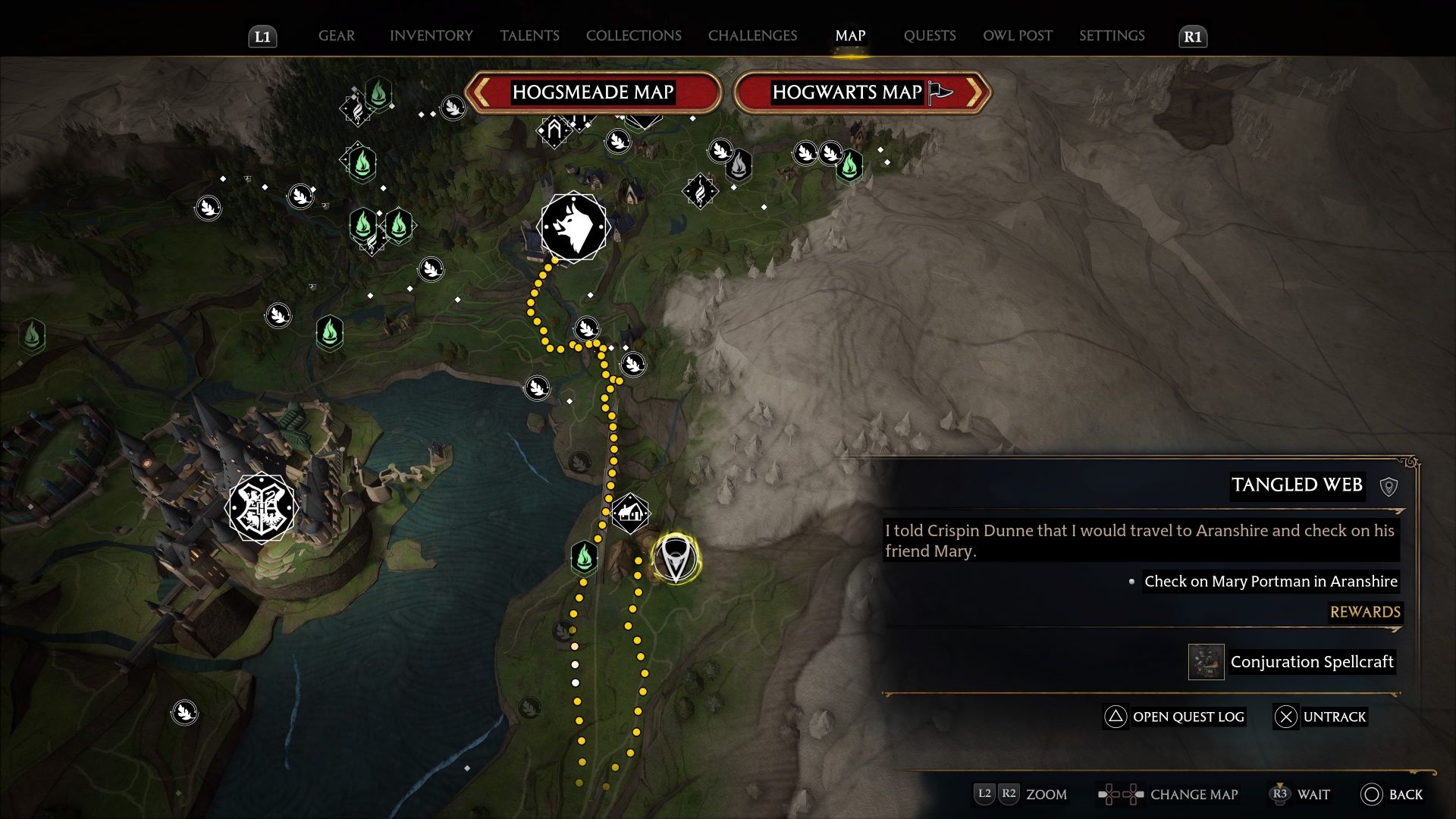 Hogwarts Legacy: Tangled Web Walkthrough & Guide